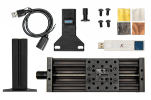 ADVACAM EDU Kit – setup of radiation camera, radioisotope sources, and ...