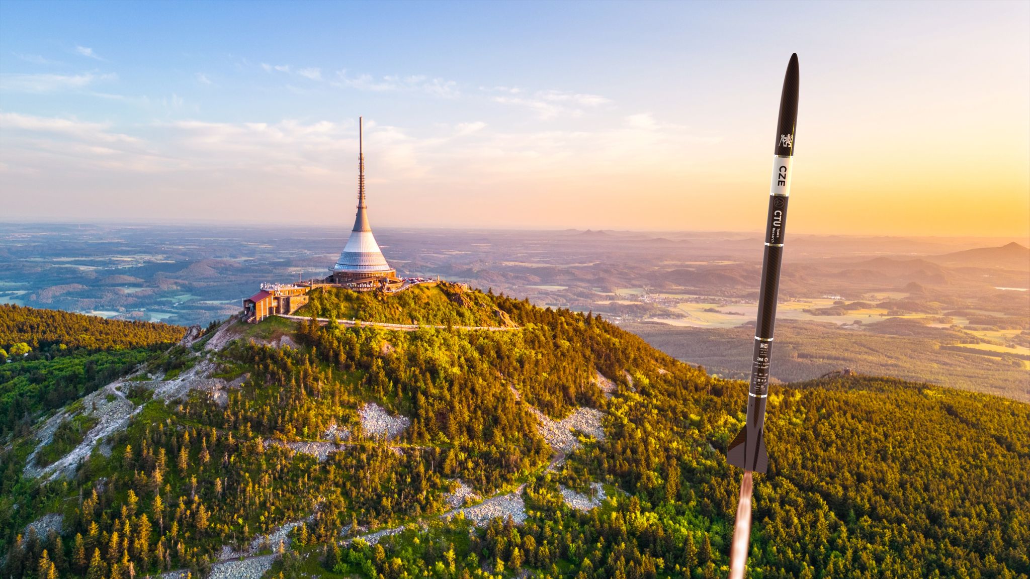 Telemetry Parts for a New Rocket by CTU Space Research