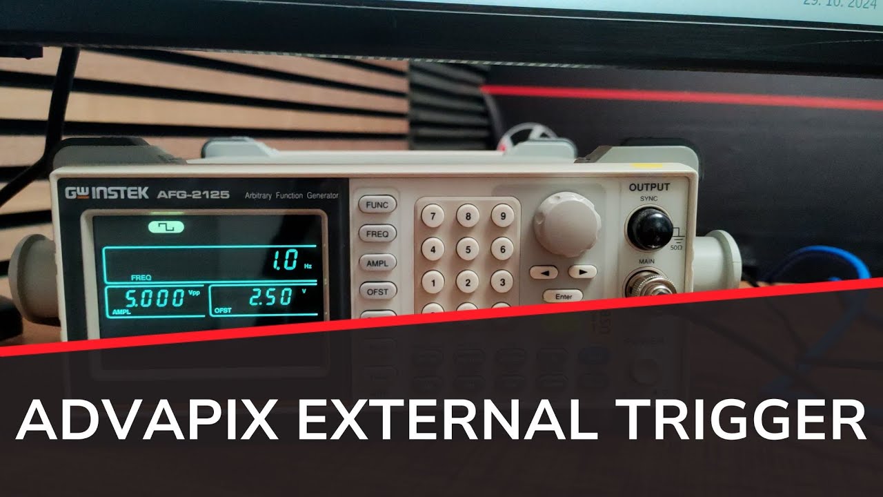 How to trigger AdvaPIX with external source – Advacam How to trigger AdvaPIX with external source – Advacam